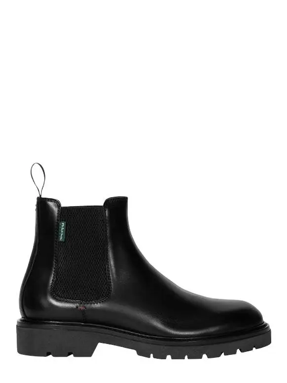 Paul Smith Leather 'xenon' Chelsea Boots - Black