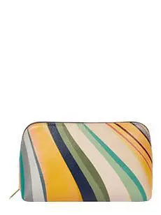 Paul Smith Leather 'swirl' Cosmetic Pouch - Multicolour
