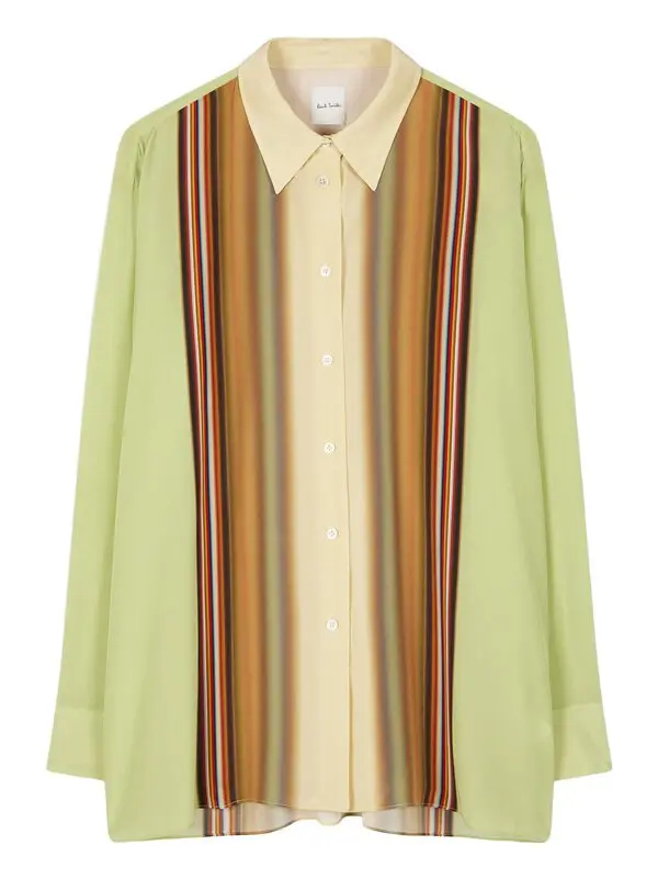 Paul Smith Signature Stripe Shirt - Green