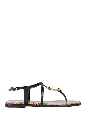 Paul Smith Lemmon Signature Stripe Sandals - Black