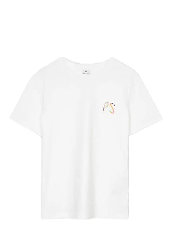 Paul Smith Swirl Ps Logo T-shirt - White