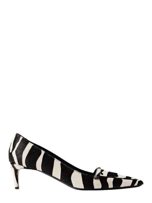 Khaite Celia Zebra-print Calf Hair Pumps - Animal Print