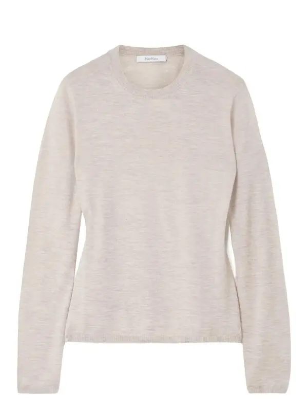 Max Mara Pittura Cashmere Sweater - Neutrals