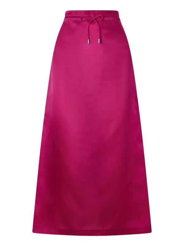 KALLMEYER Regina Silk-organza Midi Skirt - Pink