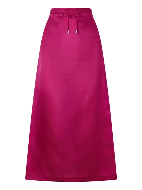 KALLMEYER Regina Silk-organza Midi Skirt - Pink