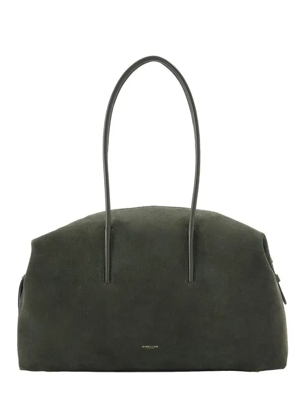 DEMELLIER Stockholm Suede Tote Bag - Green