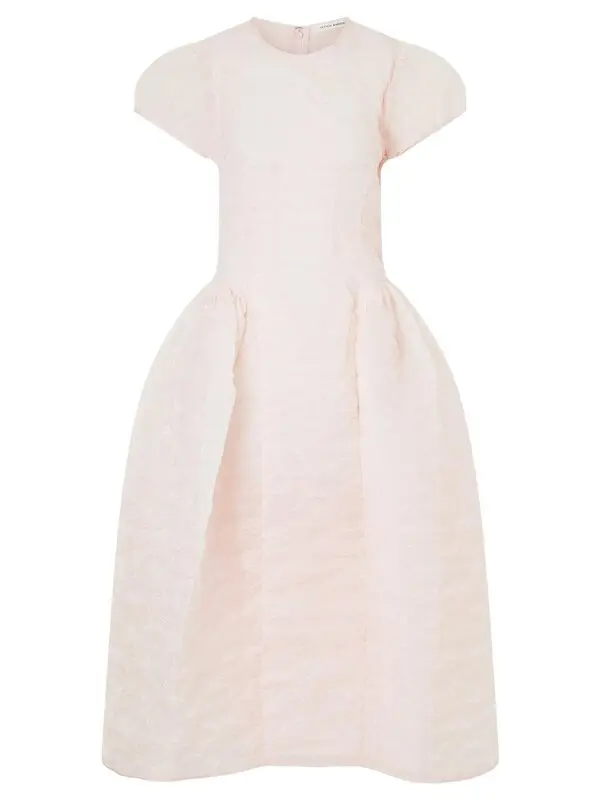 Cecilie Bahnsen Cleopatra Matelassé Organza Midi Dress - Pink