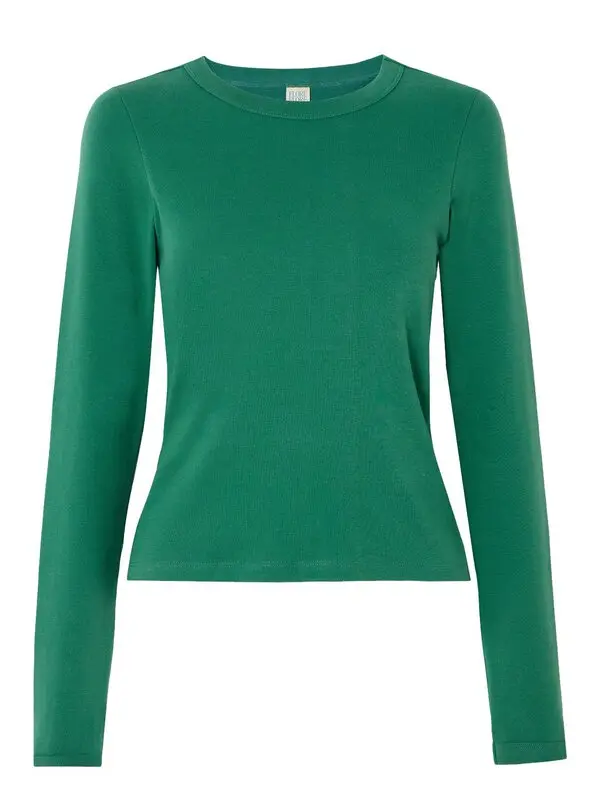 FLORE FLORE Max Organic Cotton-jersey T-shirt - Green