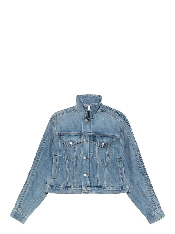 Alexander Wang Denim Track Jacket - Blue