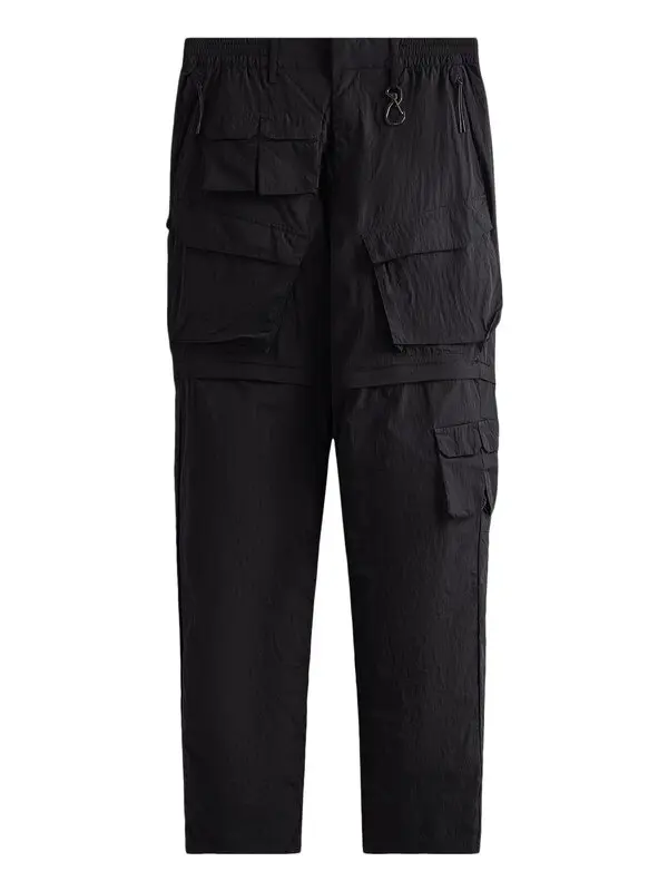 Kith Wrinkle Nylon Convertible Pant Ii - Black