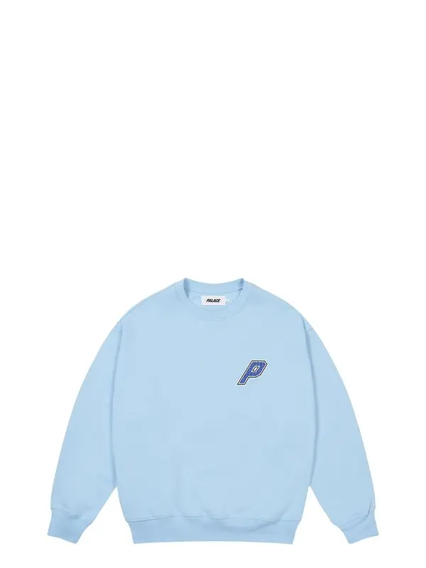 PALACE Collegiate P3 Crewneck - Blue