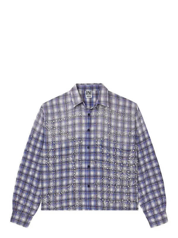 VALE FOREVER Blizzard Flannel - Blue