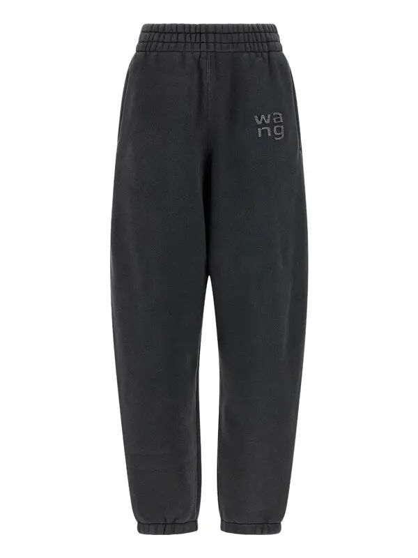 Alexander Wang Hotfix Logo Sweatpants - Black