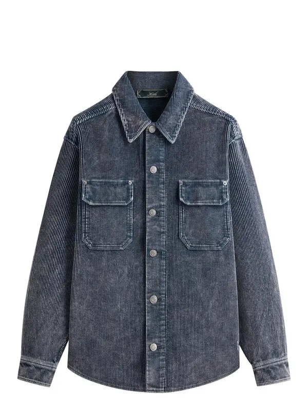 Kith Rowan Cord Shirt Jacket - Blue