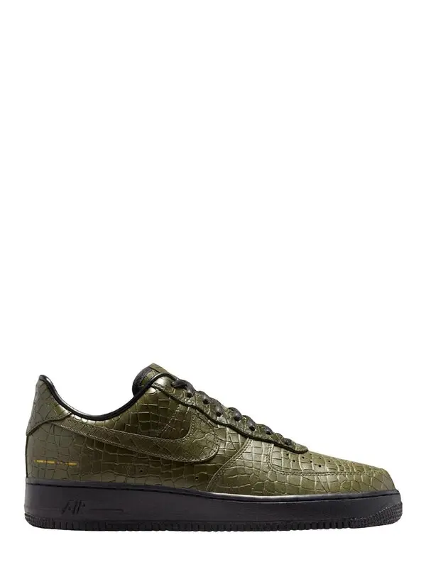 Nike Force 1 Low Premium 'morse Code Croc' Sneakers - Green