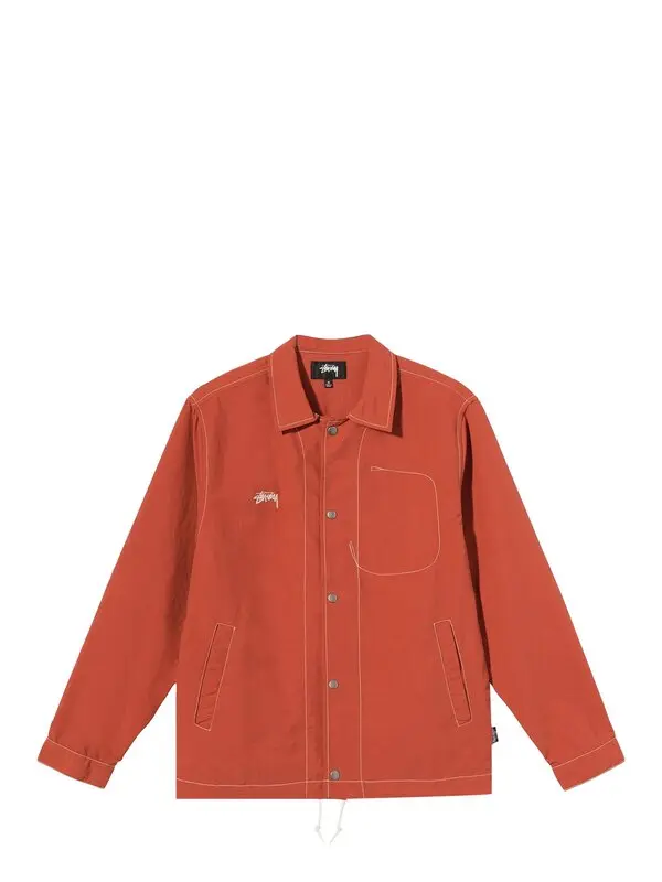 StÜssy Folsom Coach Jacket - Red