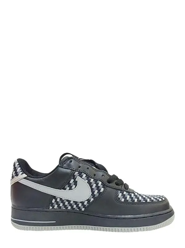 Nike Air Force 1 Premium Woven Sneakers - Black