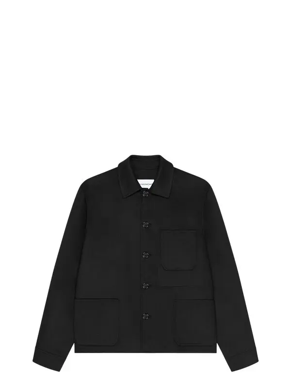 Givenchy Long-sleeve Overshirt - Black