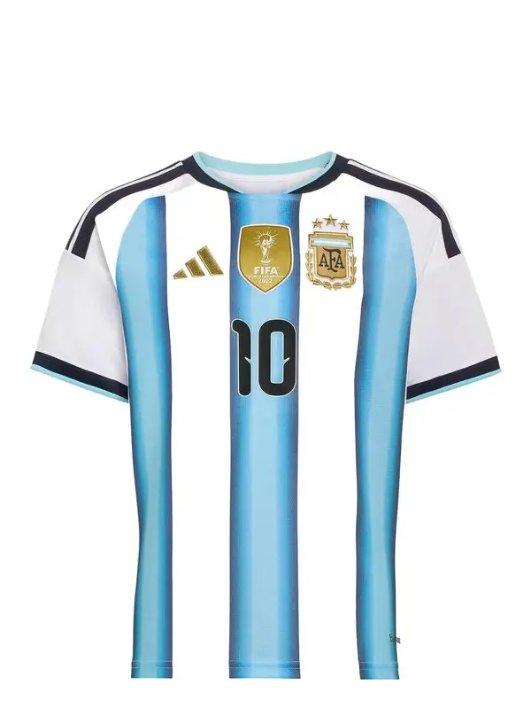 Adidas Argentina 26 Home Messi Jersey - White