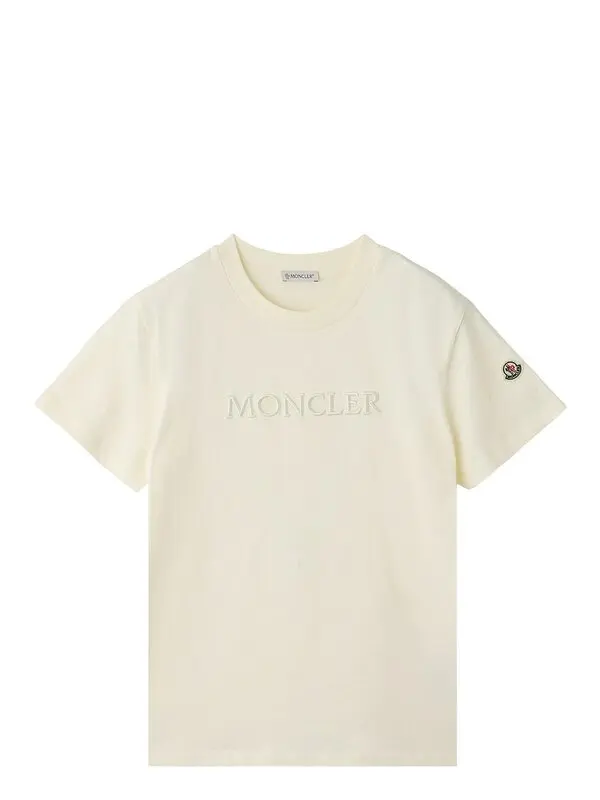 Moncler Crew Neck Short-sleeve T-shirt - White