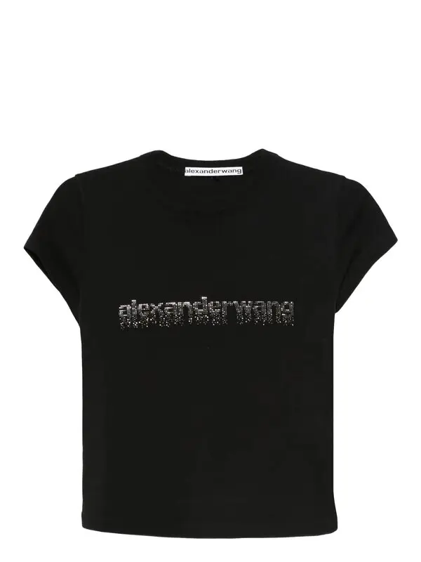 Alexander Wang Hotfix Graphic T-shirt - Black
