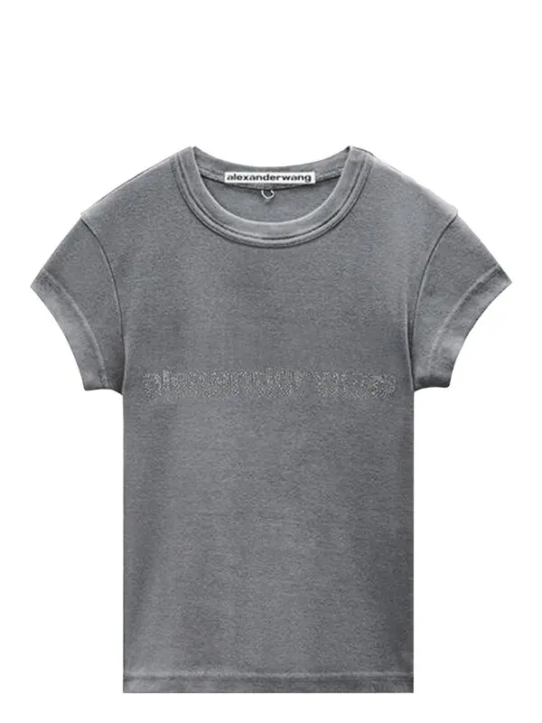 Alexander Wang Hotfix Graphic Tee - Grey