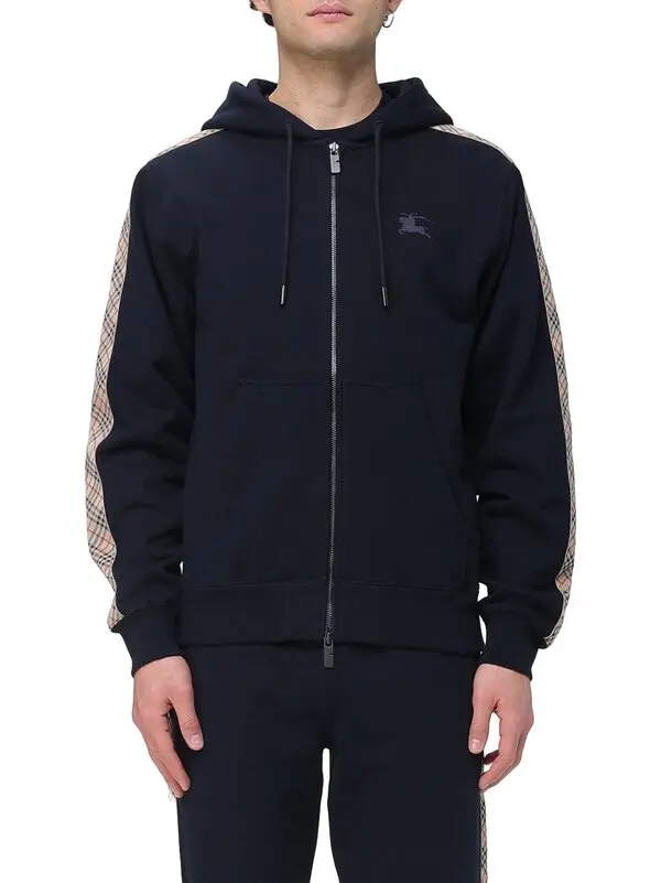 Burberry Pullover Sweatshirt - Navy