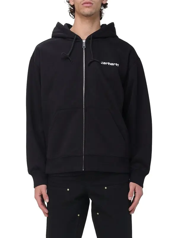 Carhartt Work In Progress Zip Up Hoodie - Black