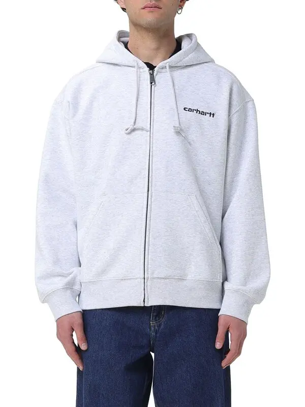 Carhartt Work In Progress Zip Up Hoodie - Grey