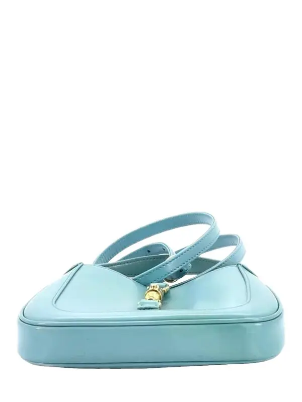 Gucci Jackie 1961 Leather Mini Hobo Bag - Blue