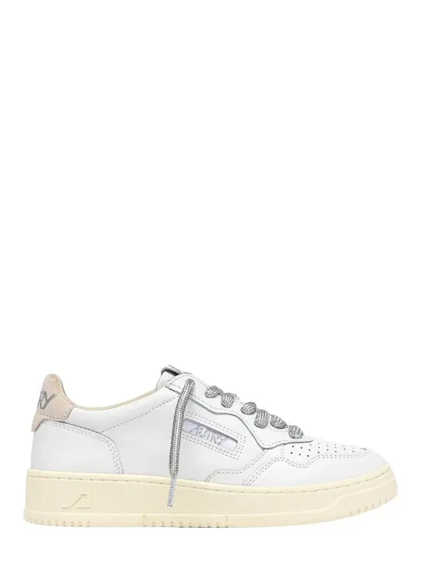 AUTRY Lace Up Sneakers - Silver
