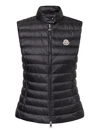 Moncler Igens Cinched-waist Shell-down Vest - Black