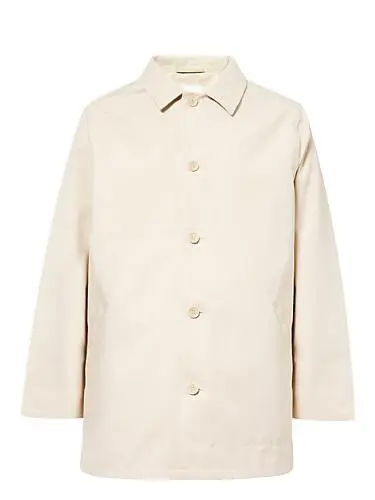 PERCIVAL Relaxed-fit Woven Trench Coat - Stone With Cinnamon