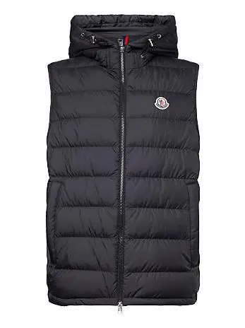 Moncler Marseillan Padded Shell-down Gilet - Black
