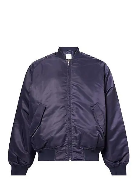 PERCIVAL Relaxed-fit Shell Jacket - Midnight With Olive