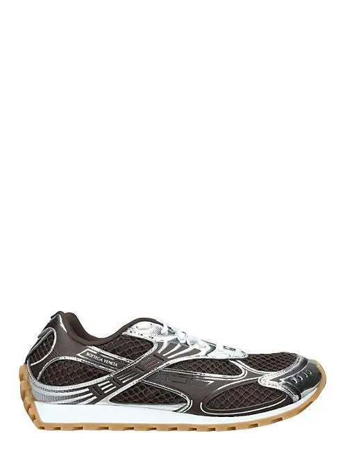 Bottega Veneta Orbit Woven Trainers - Dk.brn Com