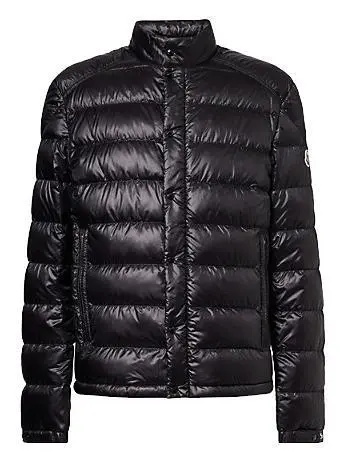 Moncler Logo-patch Shell-down Jacket - Black