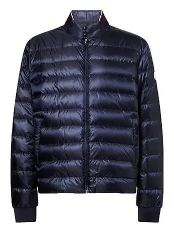 Moncler Rigel Biker Shell-down Jacket - Blue