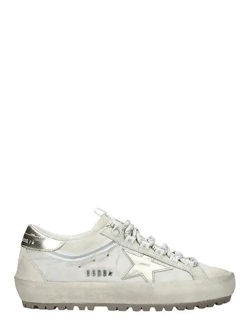GOLDEN GOOSE Super Star Ski 60635 Nylon And Leather Trainers - Grey/light