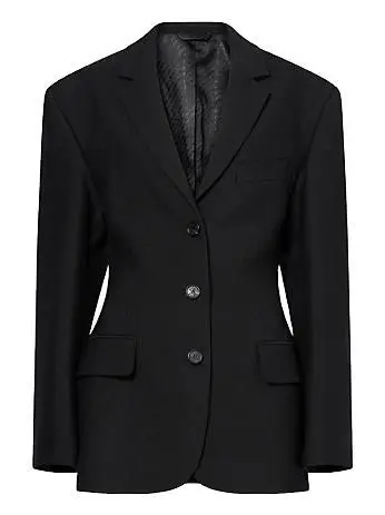 Acne Studios Single-breasted Wool Jacket - Black