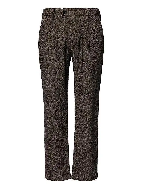 PERCIVAL Blyton Straight-leg Woven Trousers - Grey