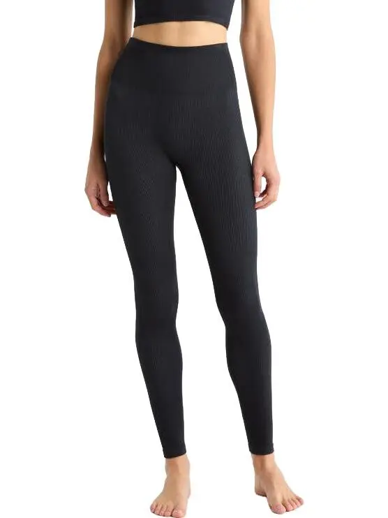 Lunya Seamless Flow Leggings - Immersed Black