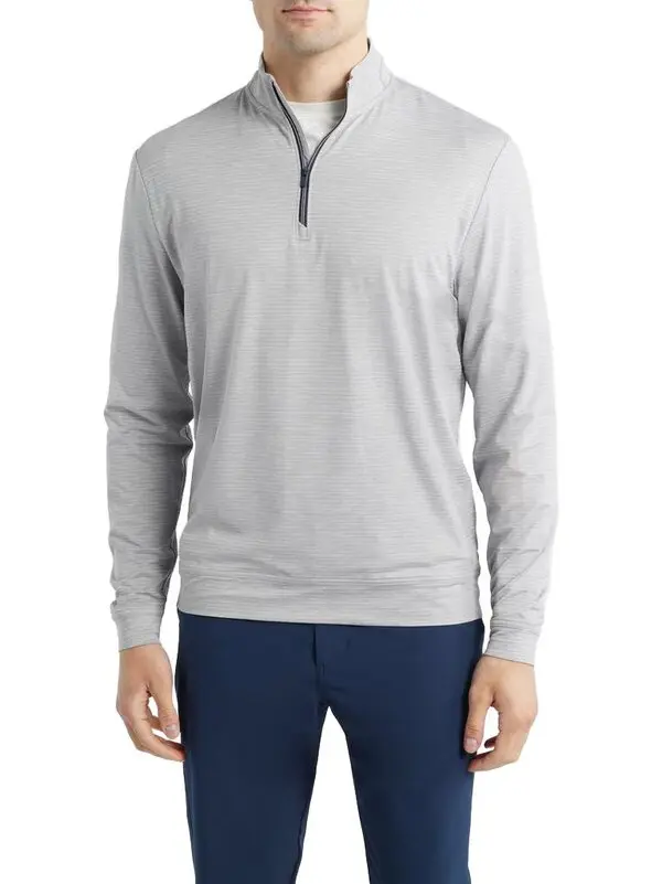 Johnnie-o Kanan Quarter Zip Pullover - Seal