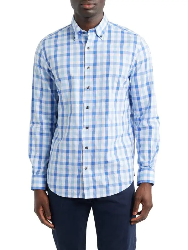 Johnnie-o Candler Plaid Button-down Shirt - Maliblu