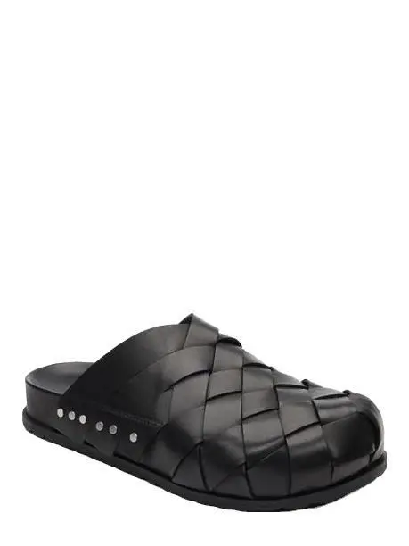 Ash Tor Woven Clog - Black