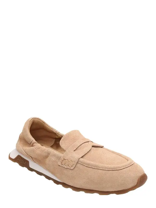 Ash Leather Loafer Sneakers - Desert