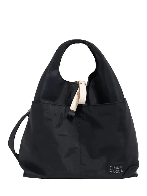 Bimba Y Lola Small Nylon Handbag - Black