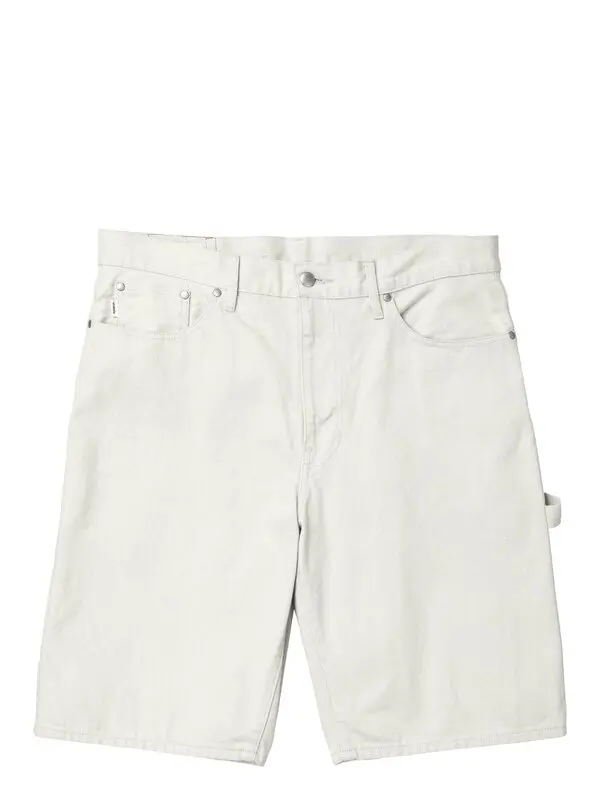 VOWELS Denim Painter Shorts - Ivory