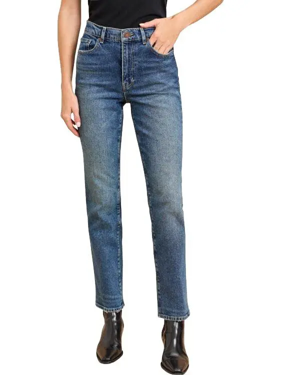 LA LIGNE Molly Stretch High-rise Straight Jean - James