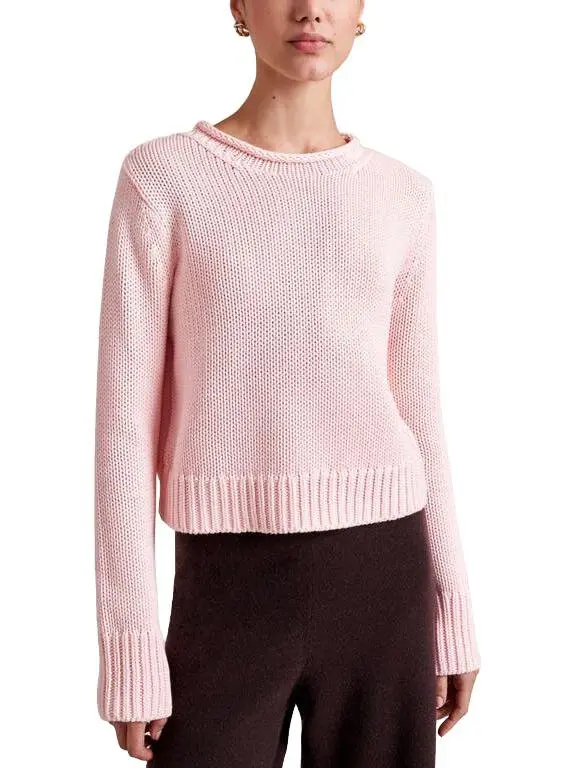 LA LIGNE Mini Marina Solid Sweater - Blush